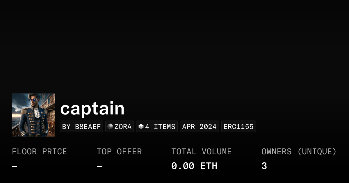 captain - Collection | OpenSea