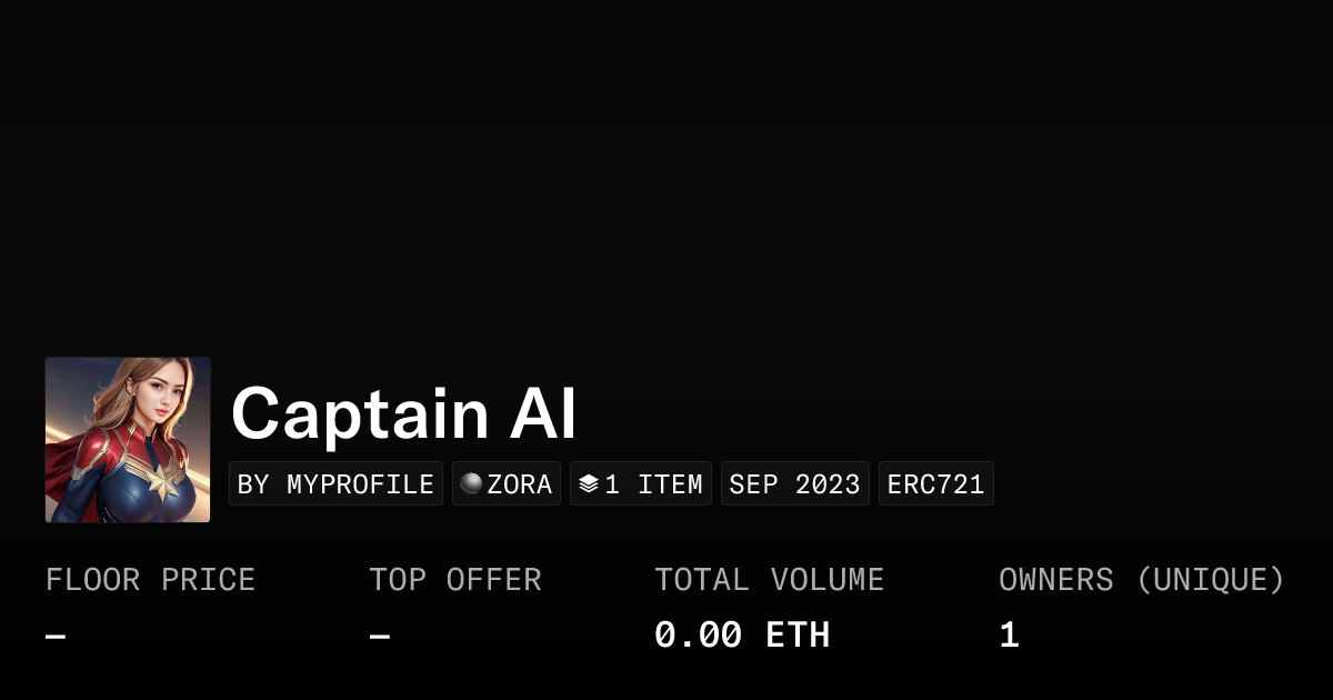 Captain AI - Collection | OpenSea
