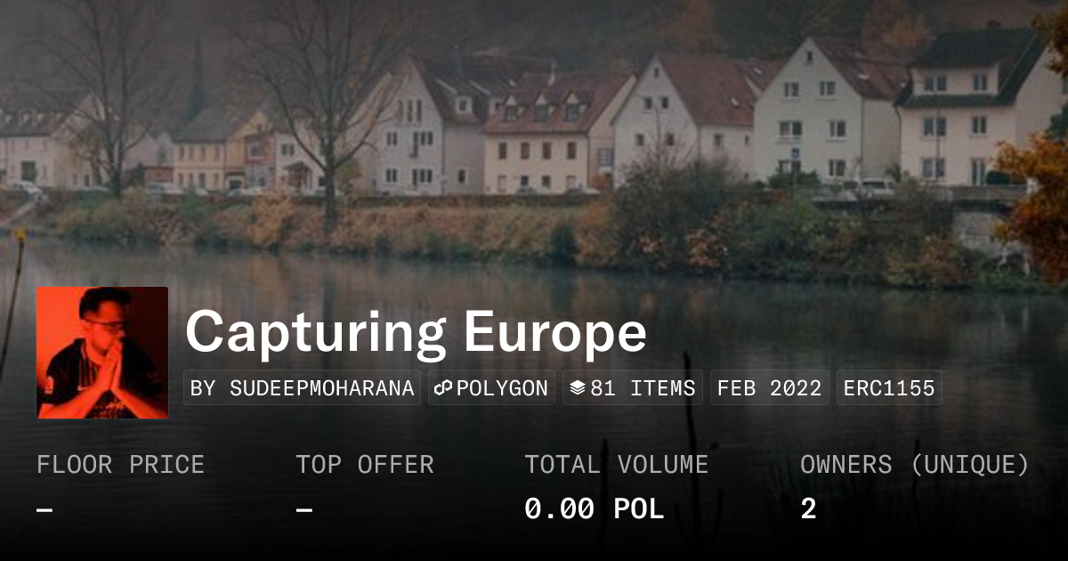 Capturing Europe - Collection | OpenSea
