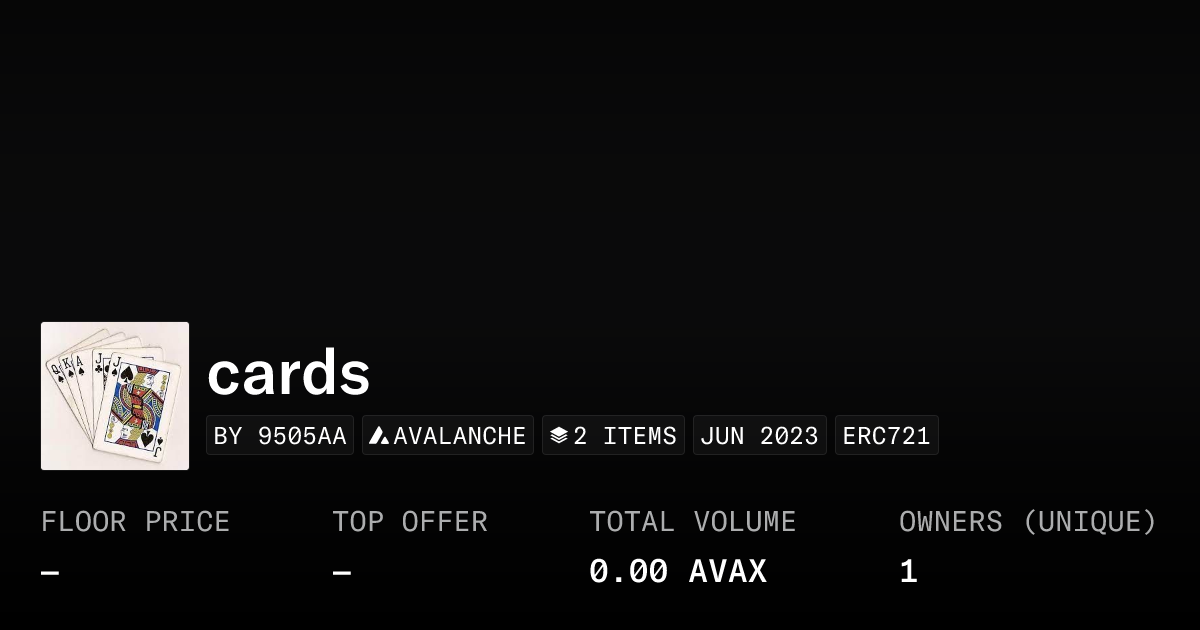 cards - Collection | OpenSea