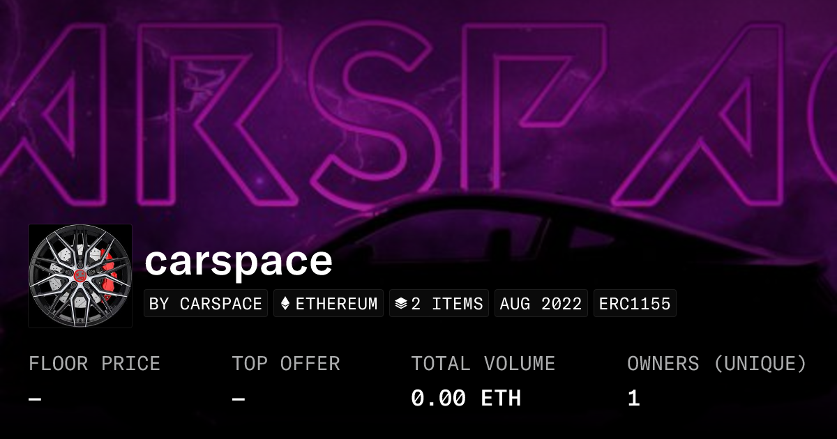 carspace - Collection | OpenSea