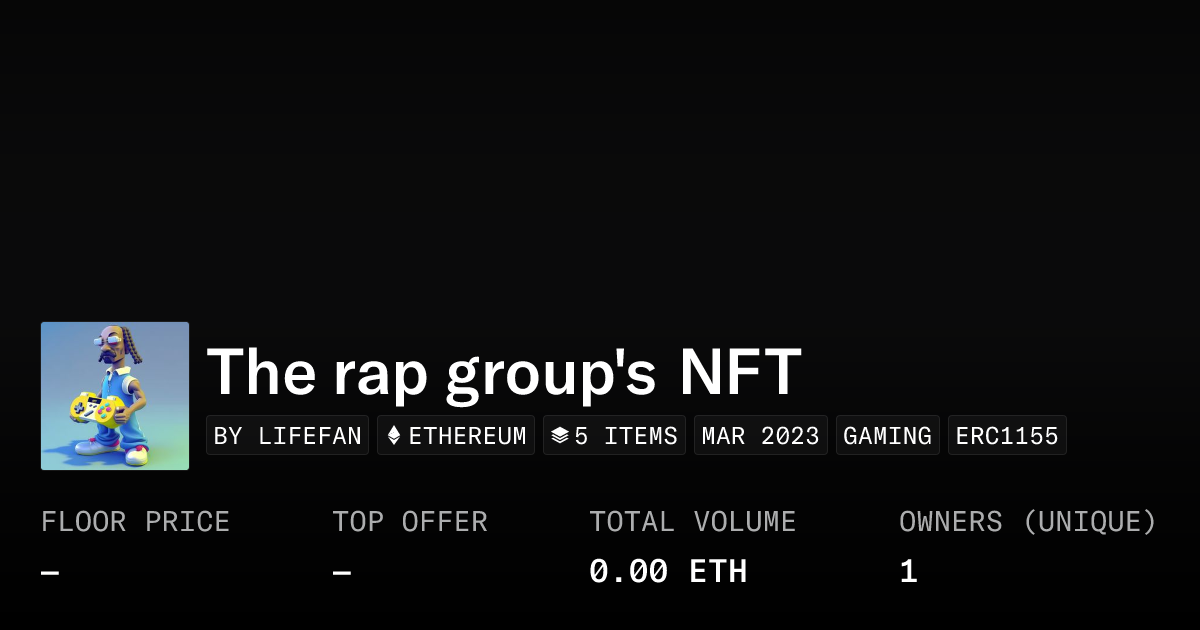 The rap group's NFT - Collection | OpenSea