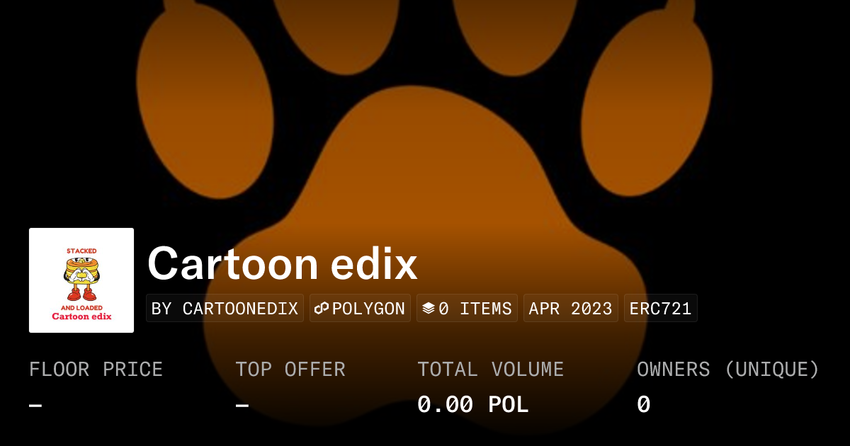 Cartoon edix - Collection | OpenSea