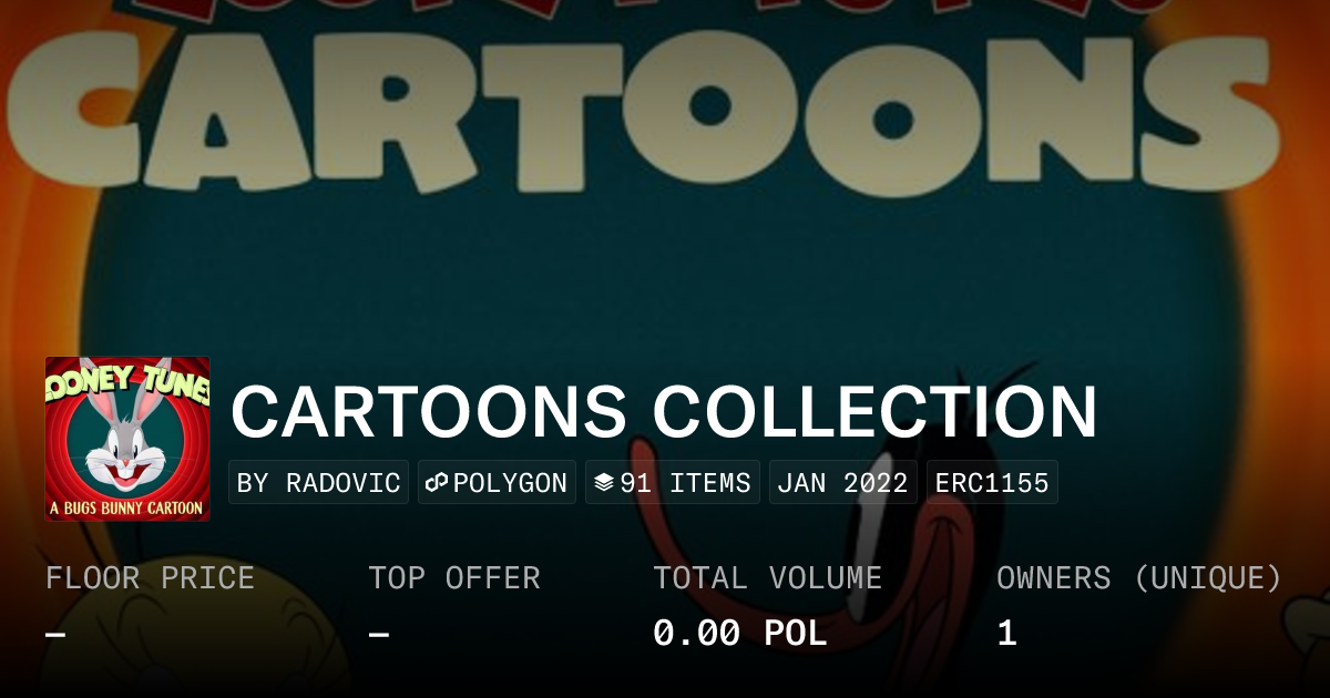 CARTOONS COLLECTION - Collection | OpenSea