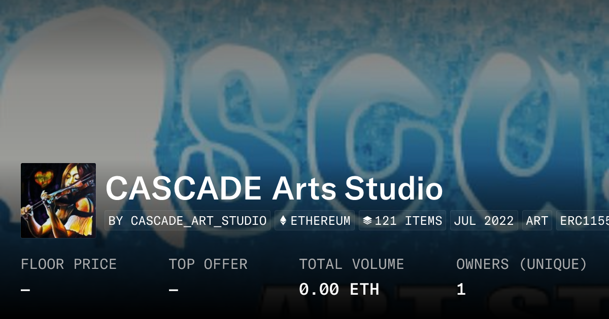 CASCADE Arts Studio - Collection | OpenSea