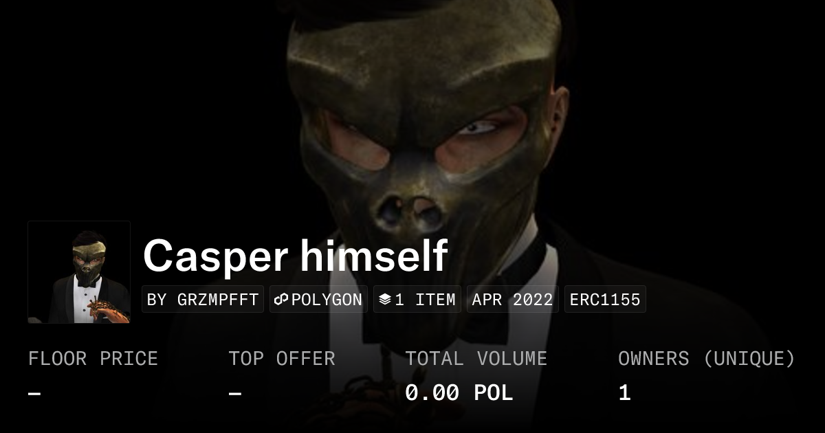 Casper himself - Collection | OpenSea