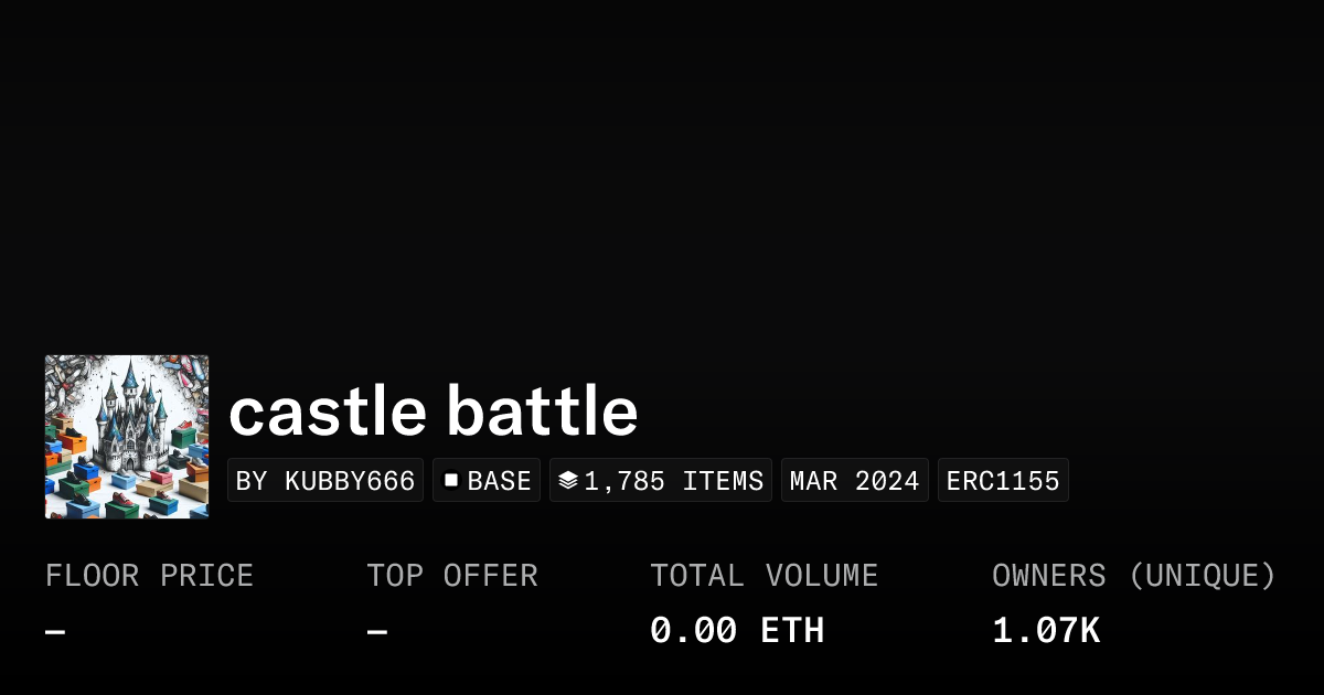 castle battle - Collection | OpenSea