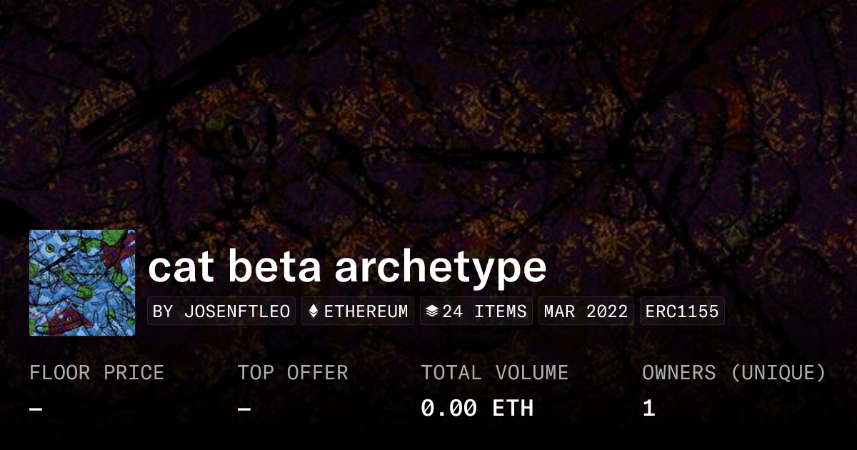 cat beta archetype - Collection | OpenSea