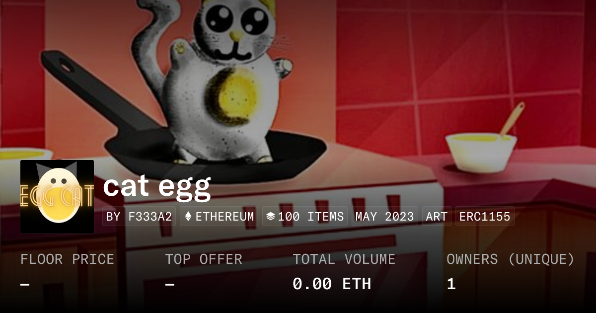 cat egg - Collection | OpenSea