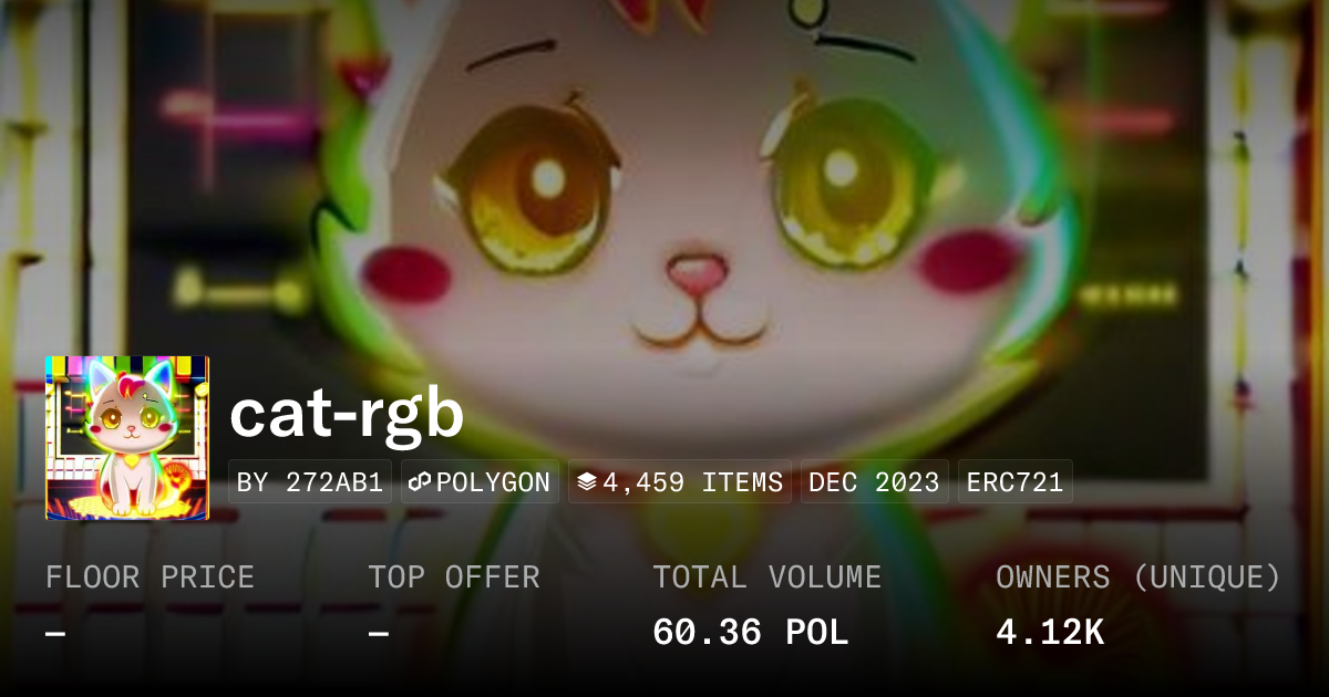 cat-rgb - Collection | OpenSea