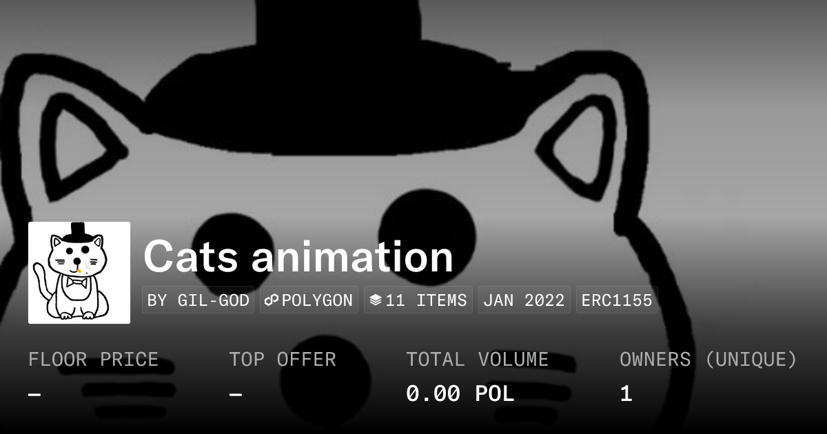 Cats animation - Collection | OpenSea