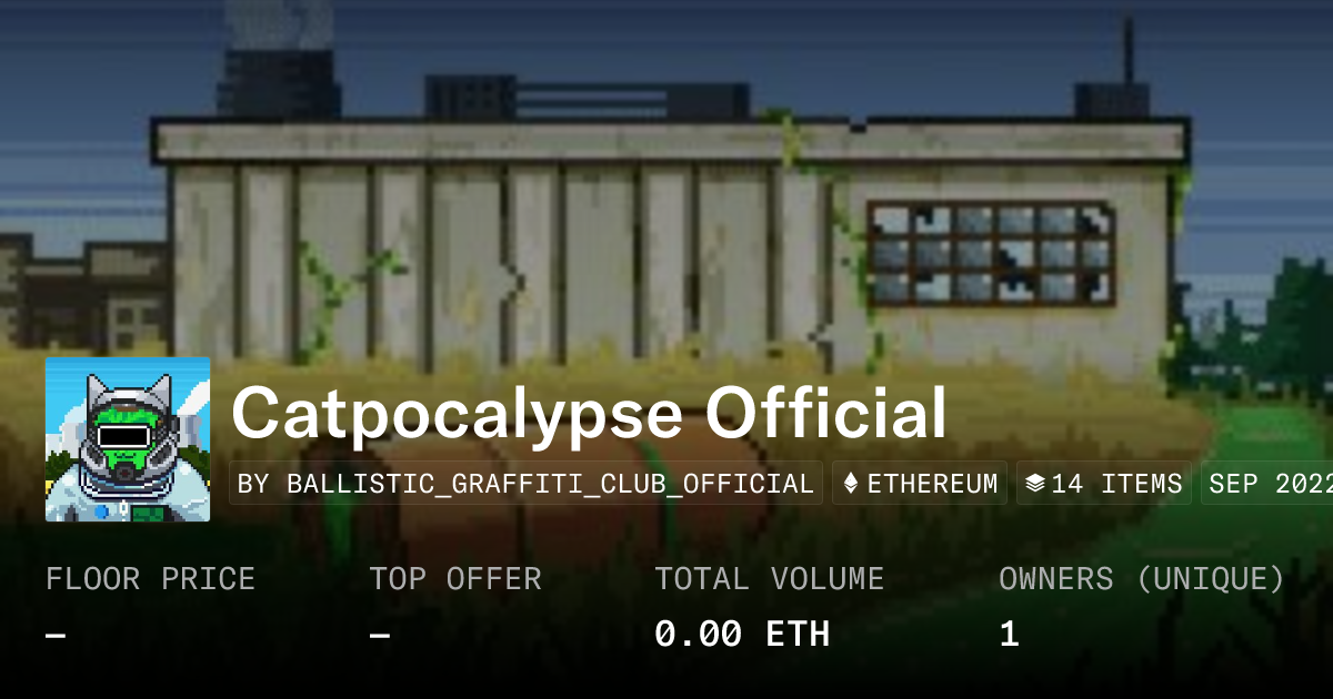 Catpocalypse Official - Collection | OpenSea