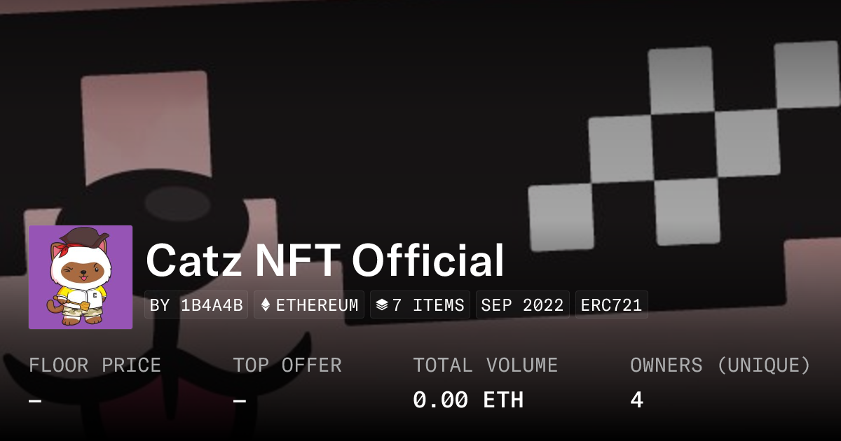 Catz NFT Official - Collection | OpenSea