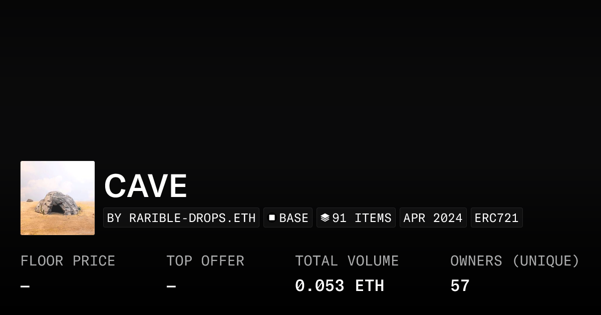 CAVE - Collection | OpenSea