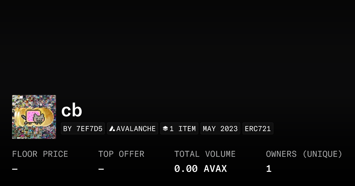 cb - Collection | OpenSea