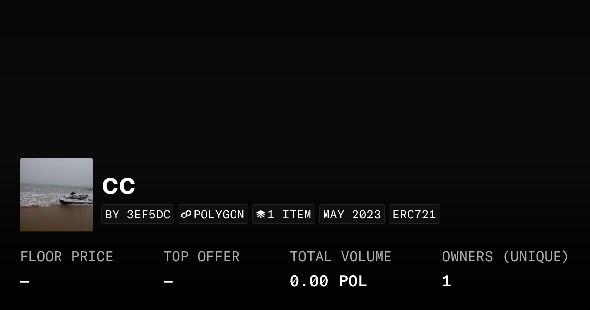 cc - Collection | OpenSea