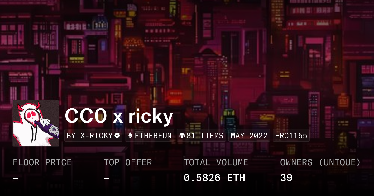 CC0 x ricky - Collection | OpenSea