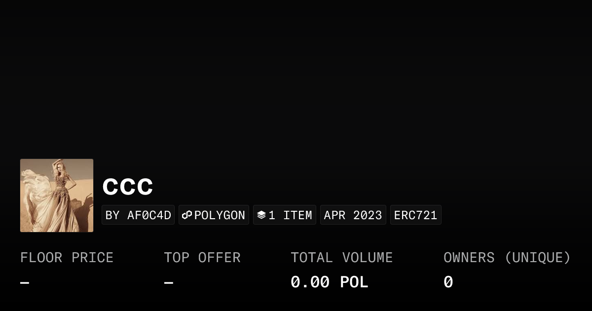 ccc - Collection | OpenSea