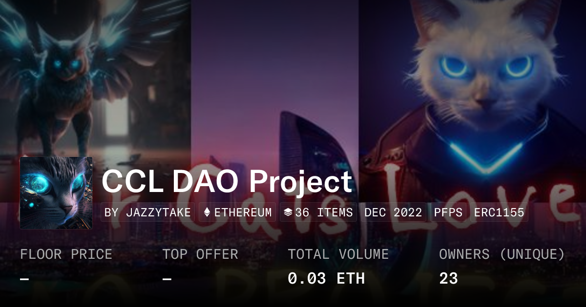 CCL DAO Project - Collection | OpenSea