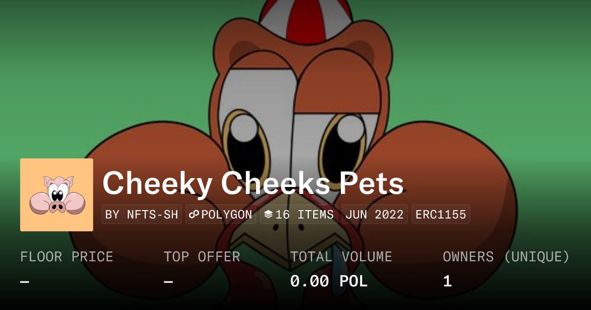 Cheeky Cheeks Pets - Collection | OpenSea