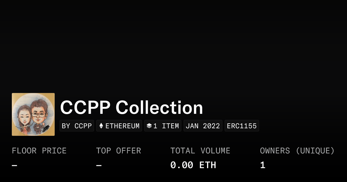 Ccpp Collection Collection Opensea