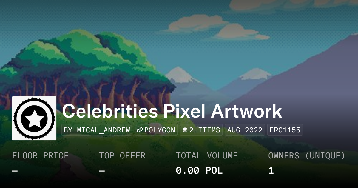 Celebrities Pixel Artwork - Collection | OpenSea