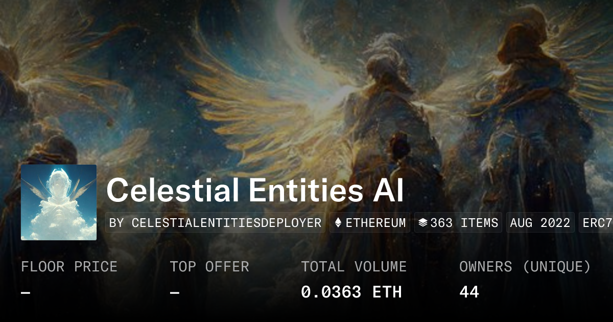 Celestial Entities AI - Collection | OpenSea