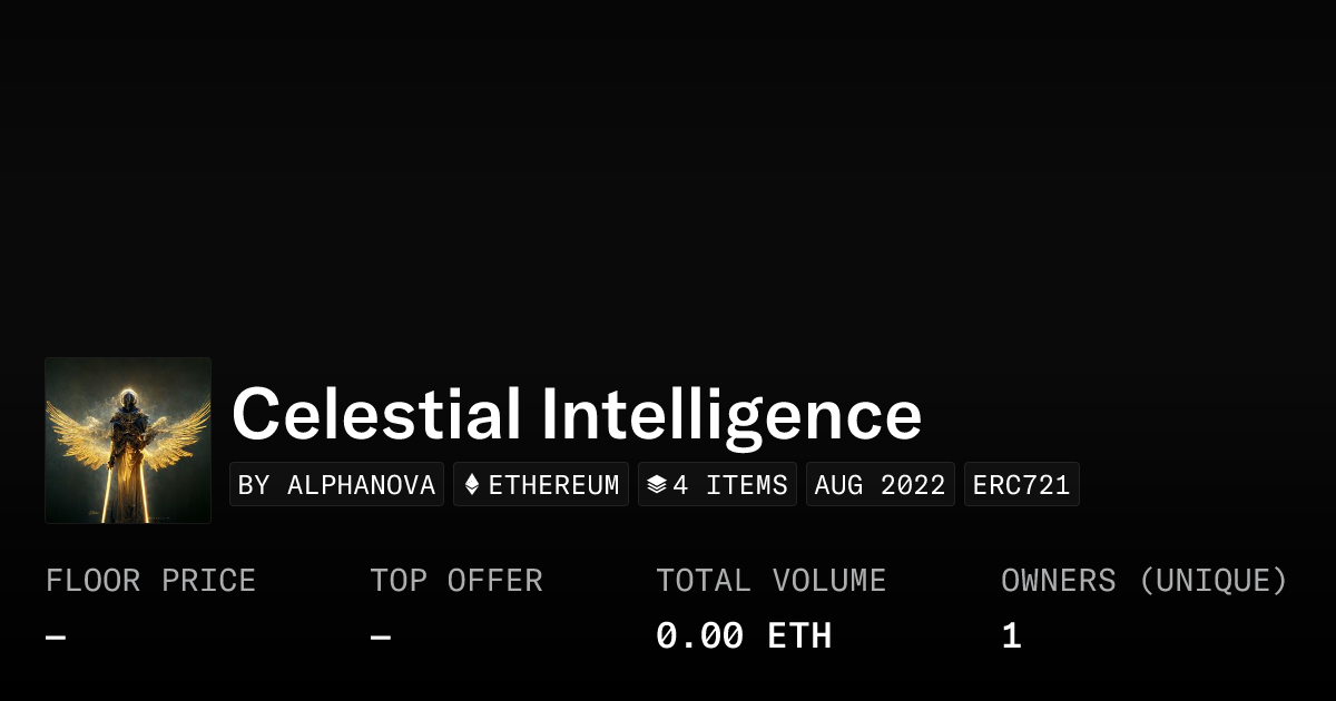Celestial Intelligence - Collection | OpenSea