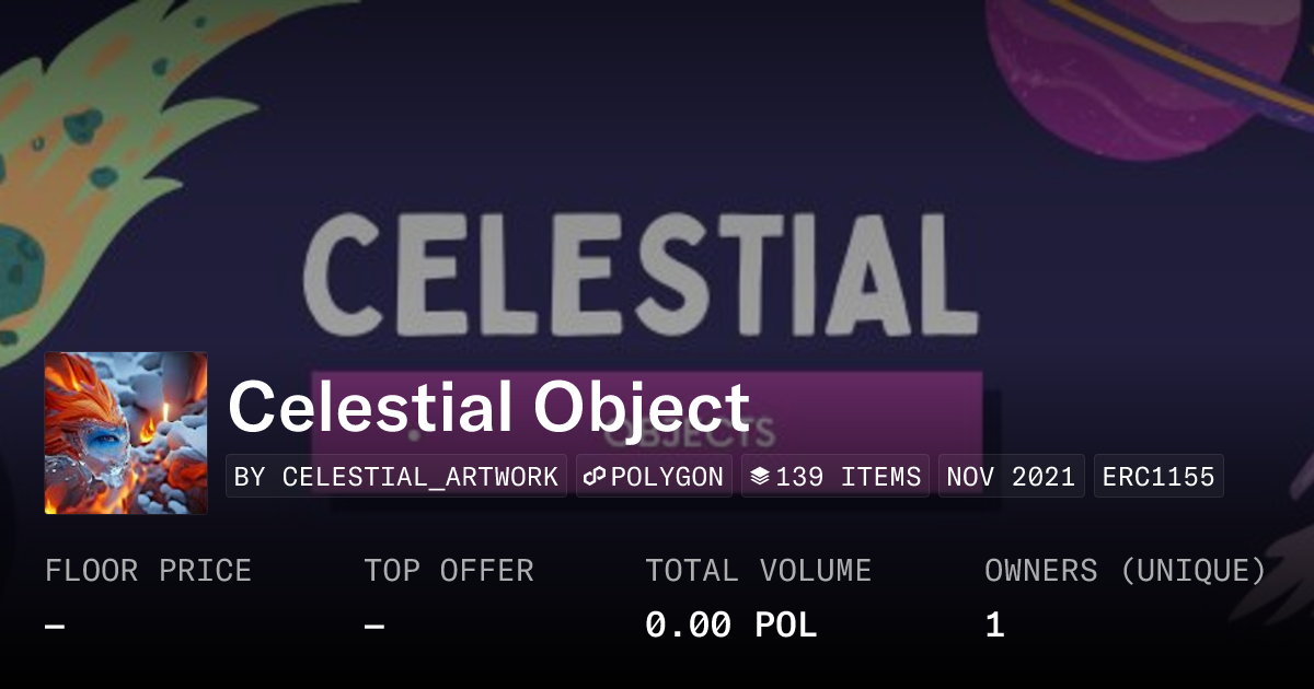 Celestial Object - Collection | OpenSea