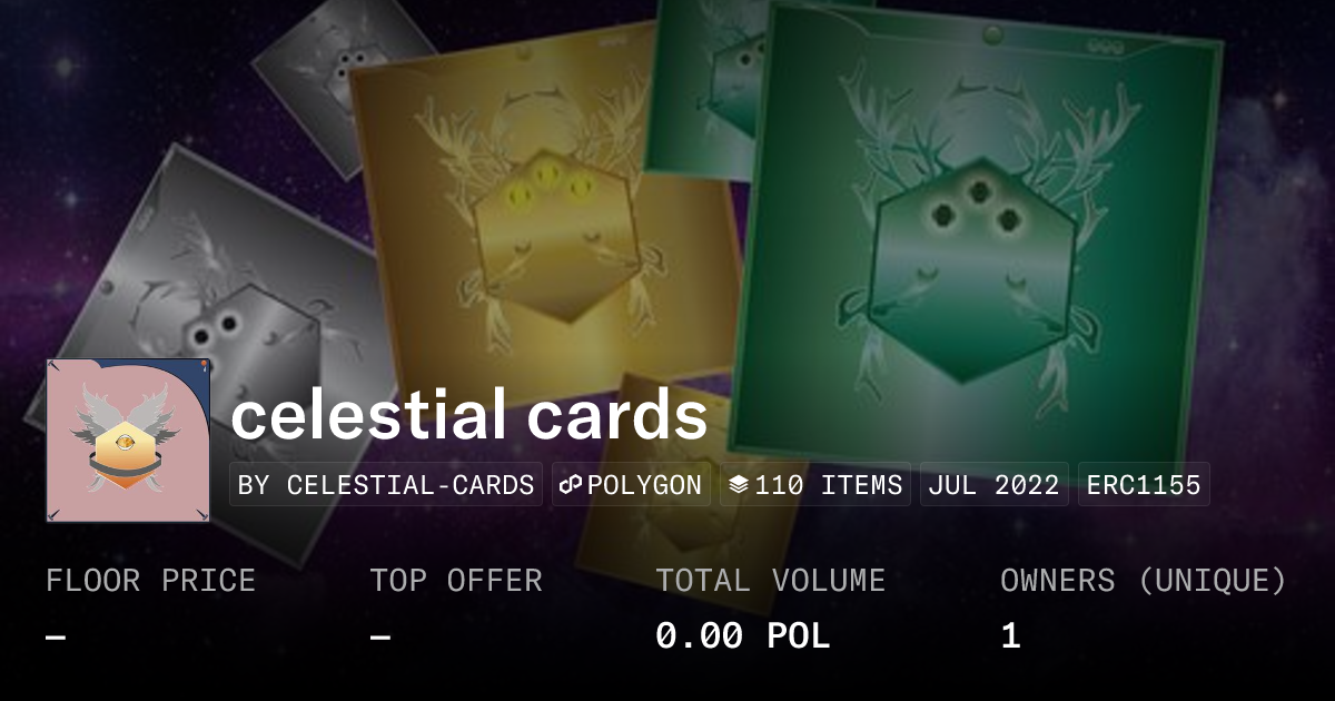 celestial cards - Collection | OpenSea
