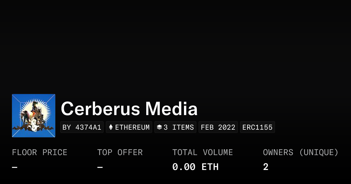 Cerberus Media - Collection | OpenSea