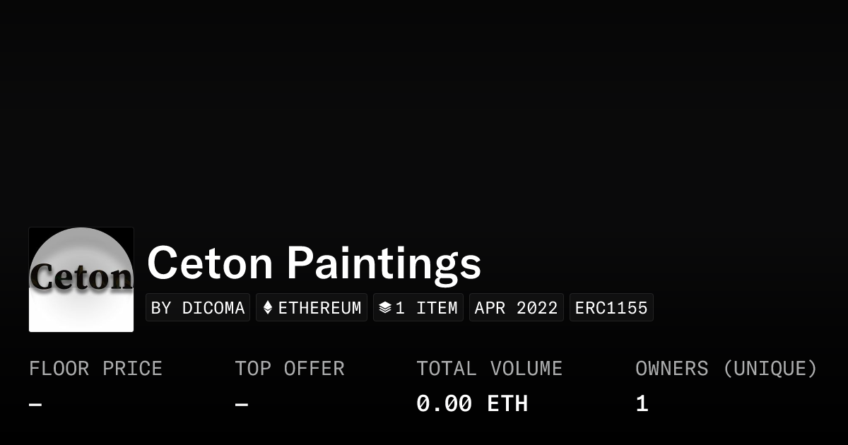 Ceton Paintings - Collection | OpenSea
