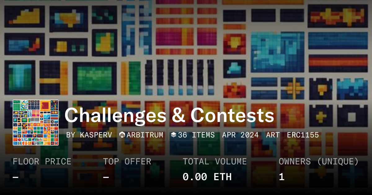 Challenges & Contests - Collection | OpenSea