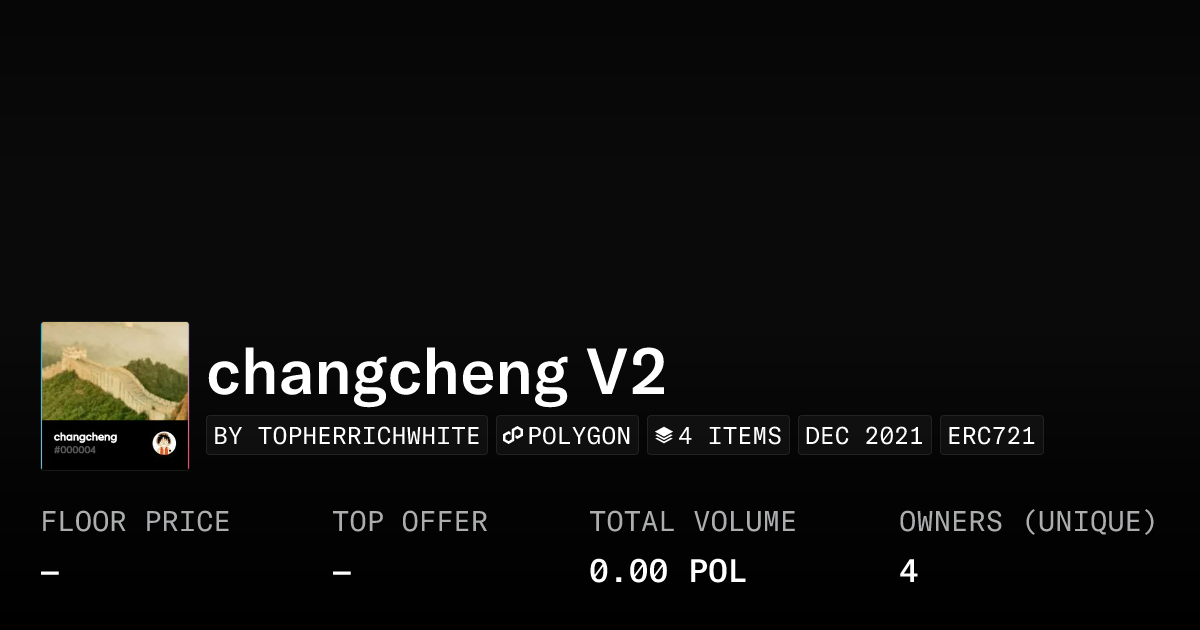 changcheng V2 - Collection | OpenSea