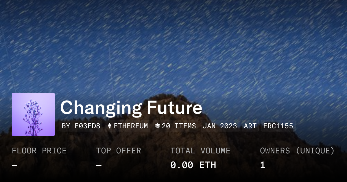 Changing Future - Collection | OpenSea