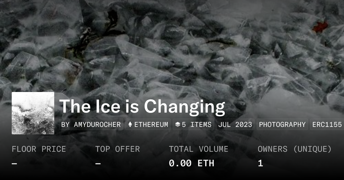 The Ice is Changing - Collection | OpenSea