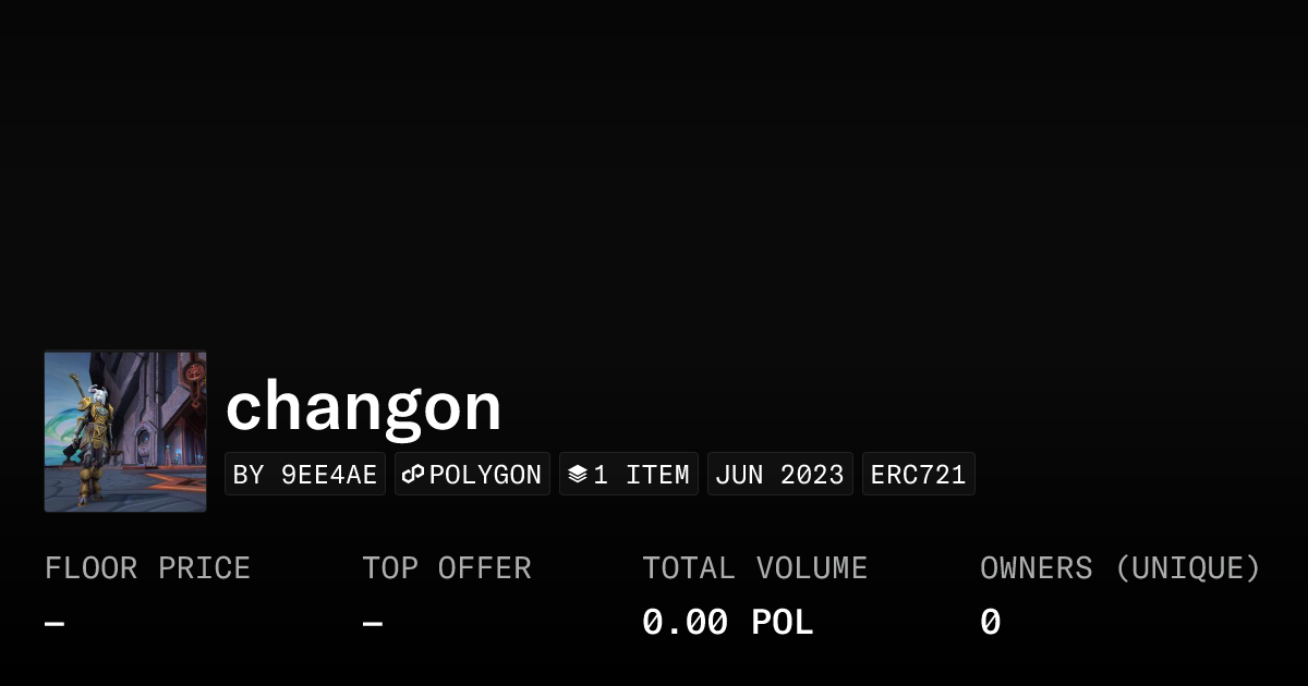 changon - Collection | OpenSea