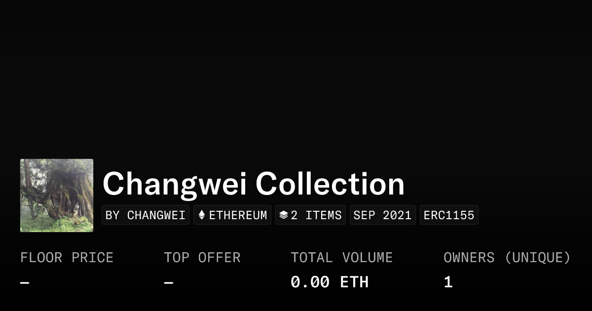 Changwei Collection - Collection | OpenSea