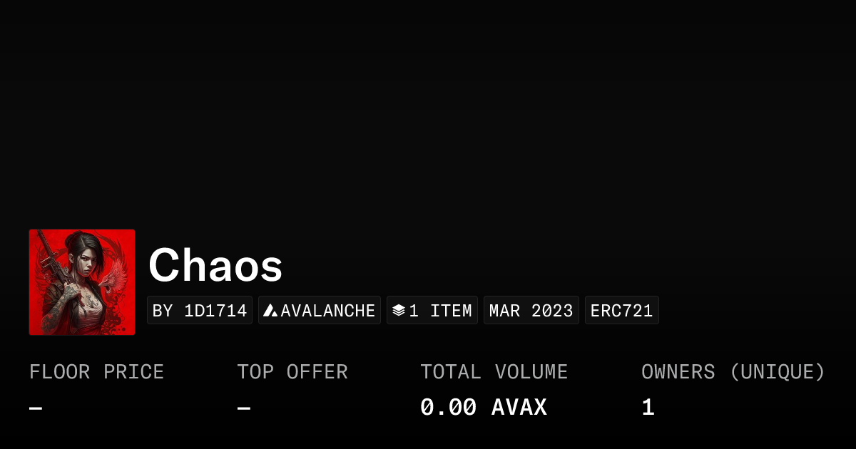 Chaos - Collection | OpenSea