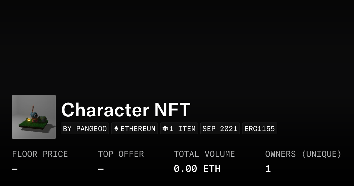 Character NFT - Collection | OpenSea