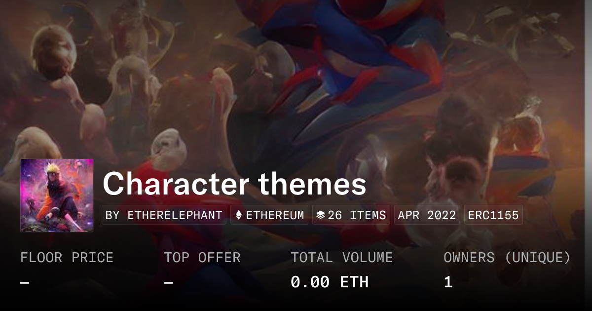 Character themes - Collection | OpenSea