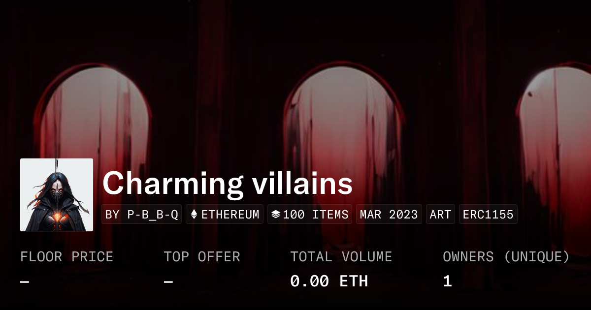 Charming villains - Collection | OpenSea