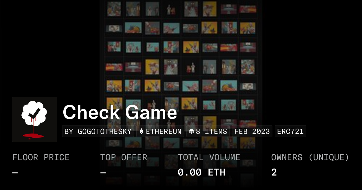 Check Game - Collection | OpenSea