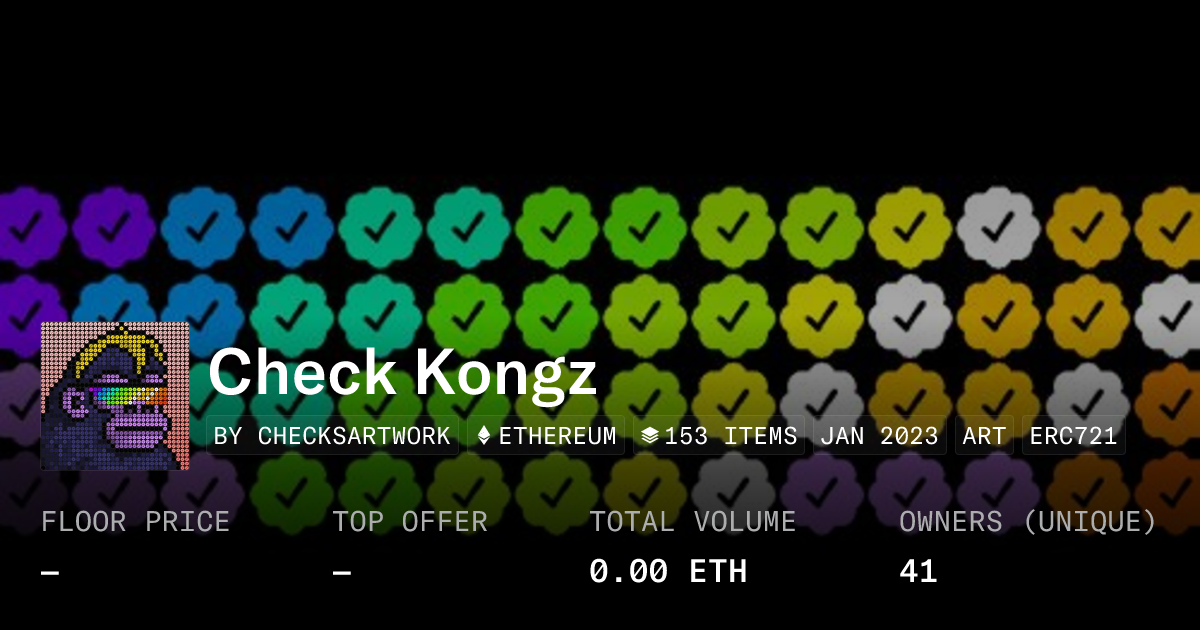 Check Kongz - Collection | OpenSea