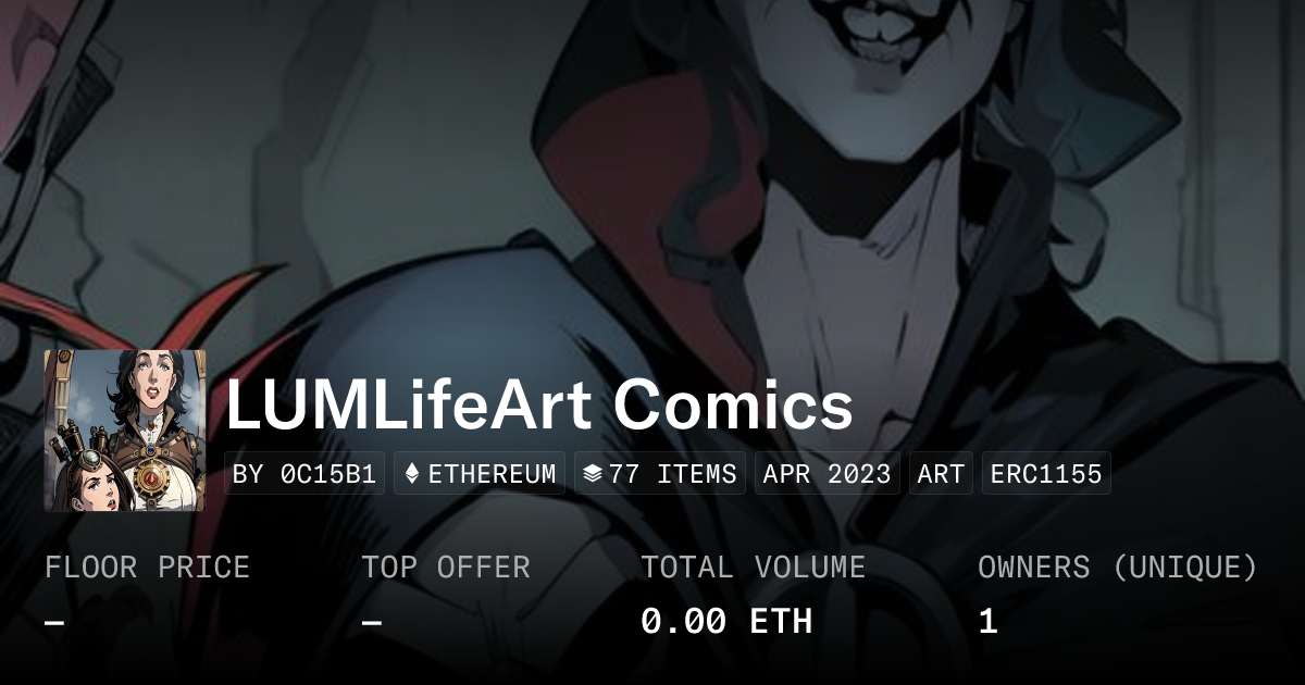 LUMLifeArt Comics - Collection | OpenSea