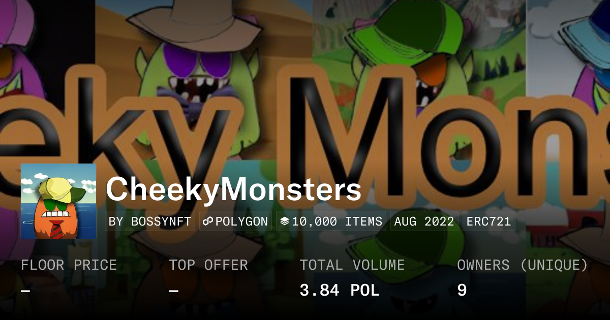 CheekyMonsters - Collection | OpenSea