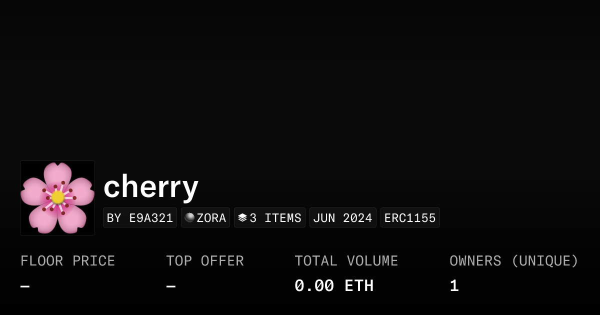 cherry - Collection | OpenSea