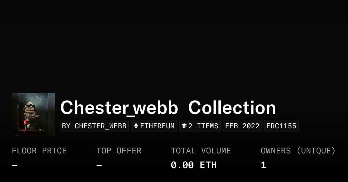 Chester_webb Collection - Collection | OpenSea