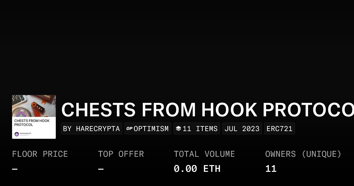 CHESTS FROM HOOK PROTOCOL - Collection | OpenSea