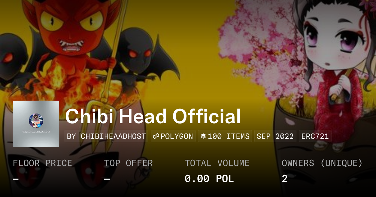 Chibi Head Official - Collection | OpenSea
